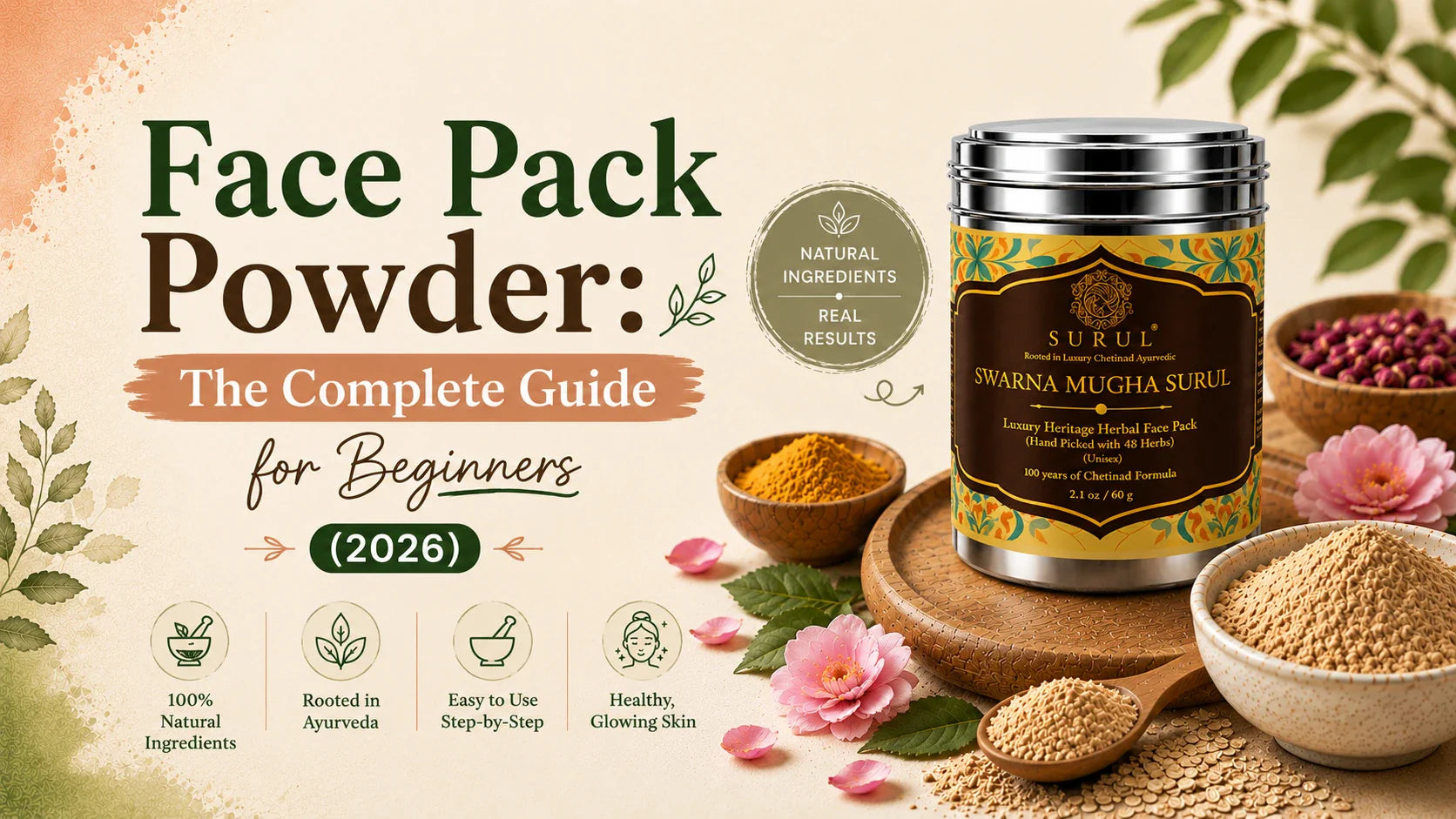 Face Pack Powder: The Complete Guide for Beginners (2026) – Surul Chettinad