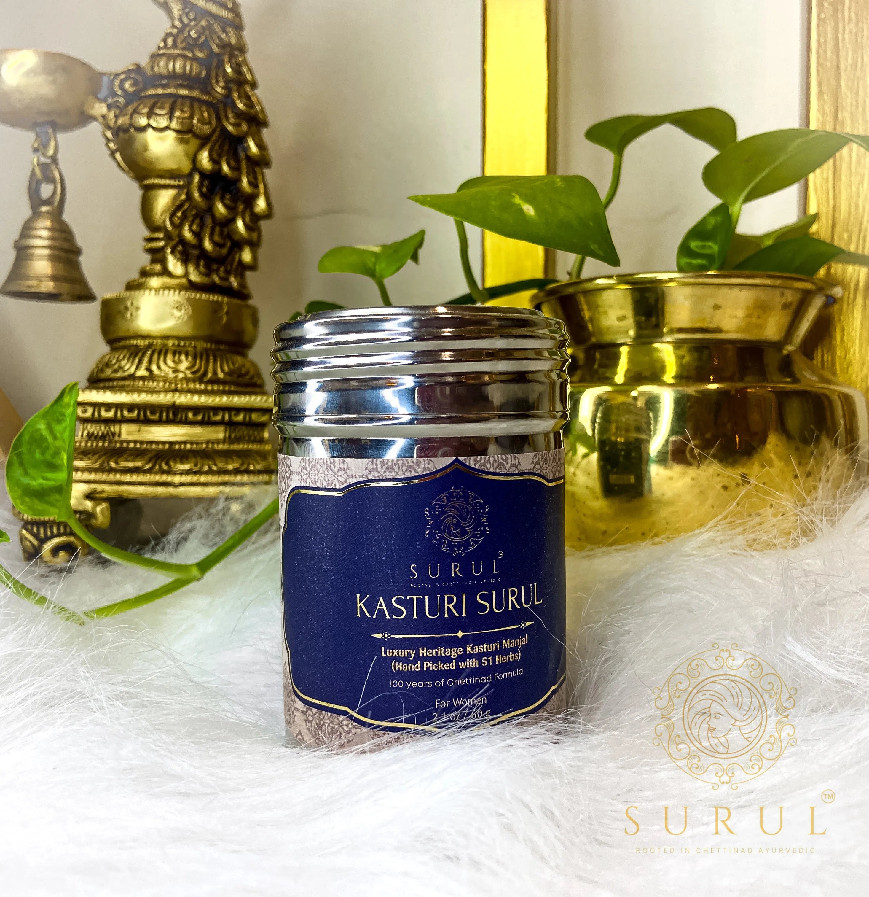 Premium Kasturi Manjal for Face & Body Care - Surul Chettinad